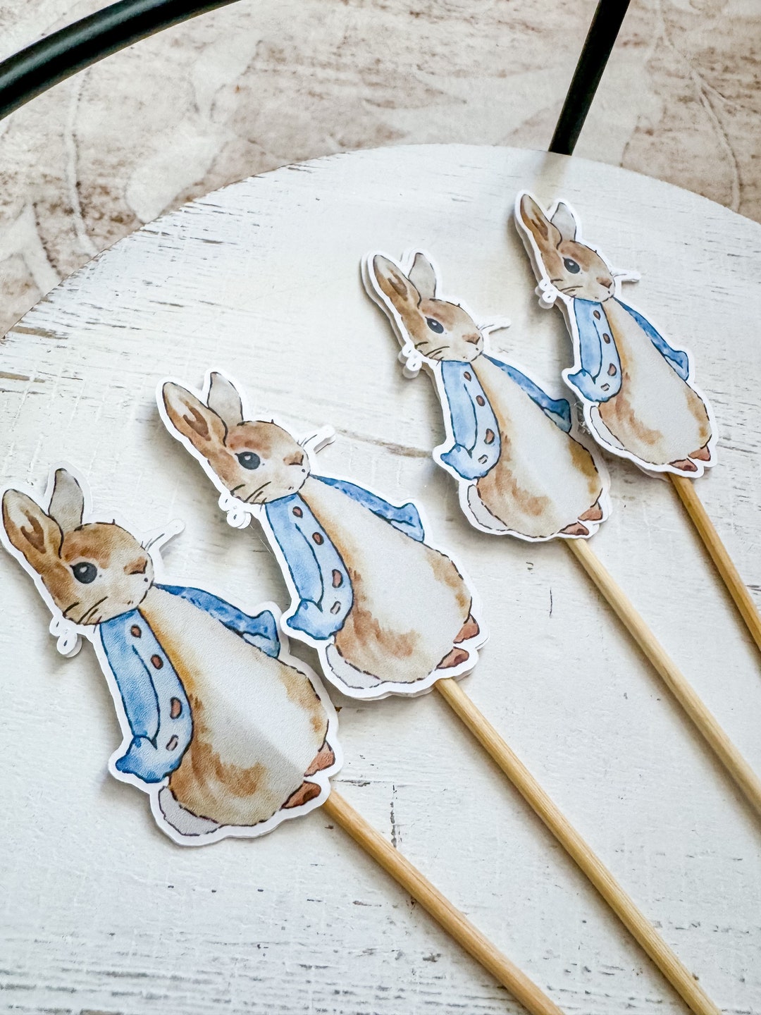 Peter Rabbit Cupcake Toppers, Petter Rabbit Easter Cupcake Toppers ...