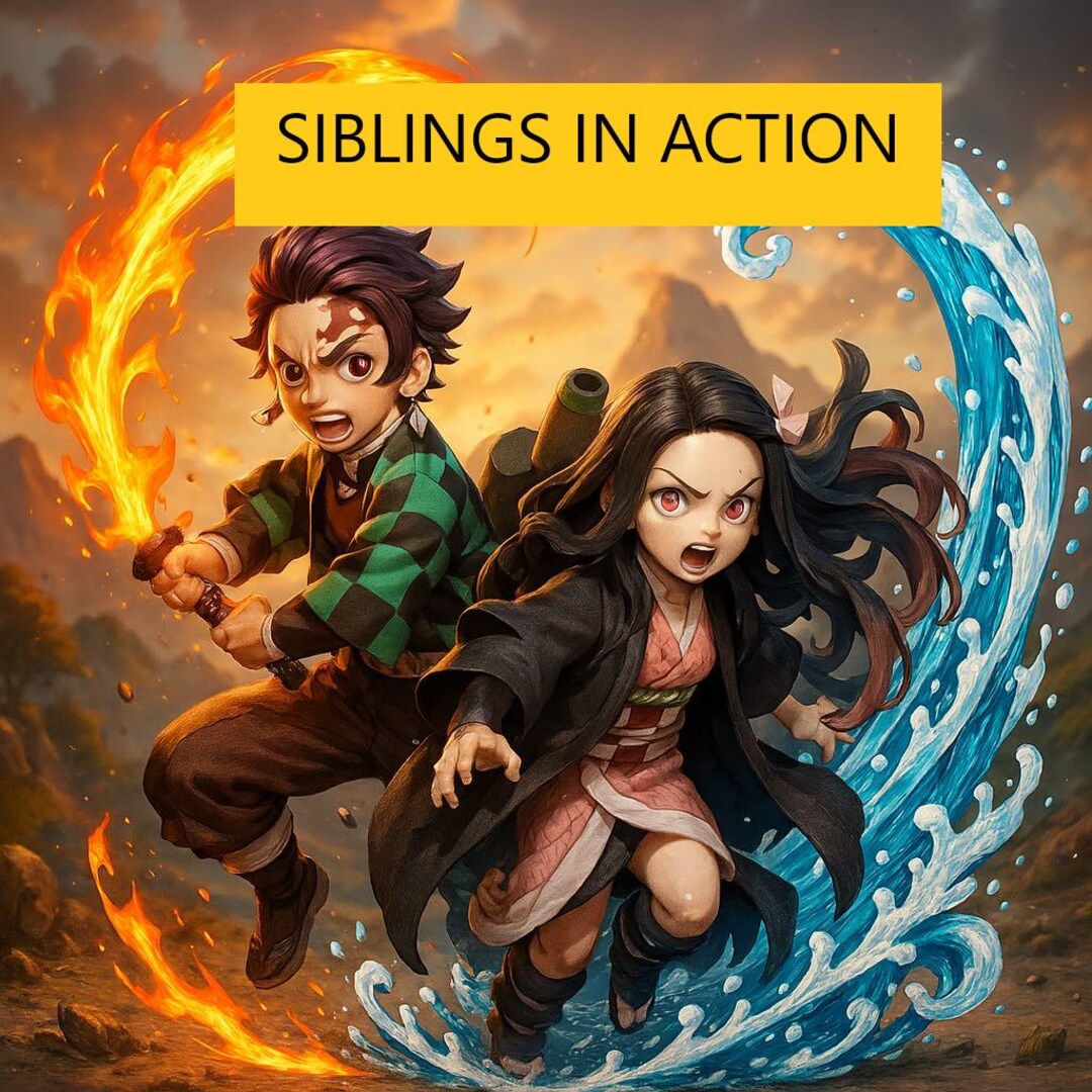 DEMON SLAYER Tanjiro Nezuko Sun Water Breathing T Shirt Print - Etsy ...