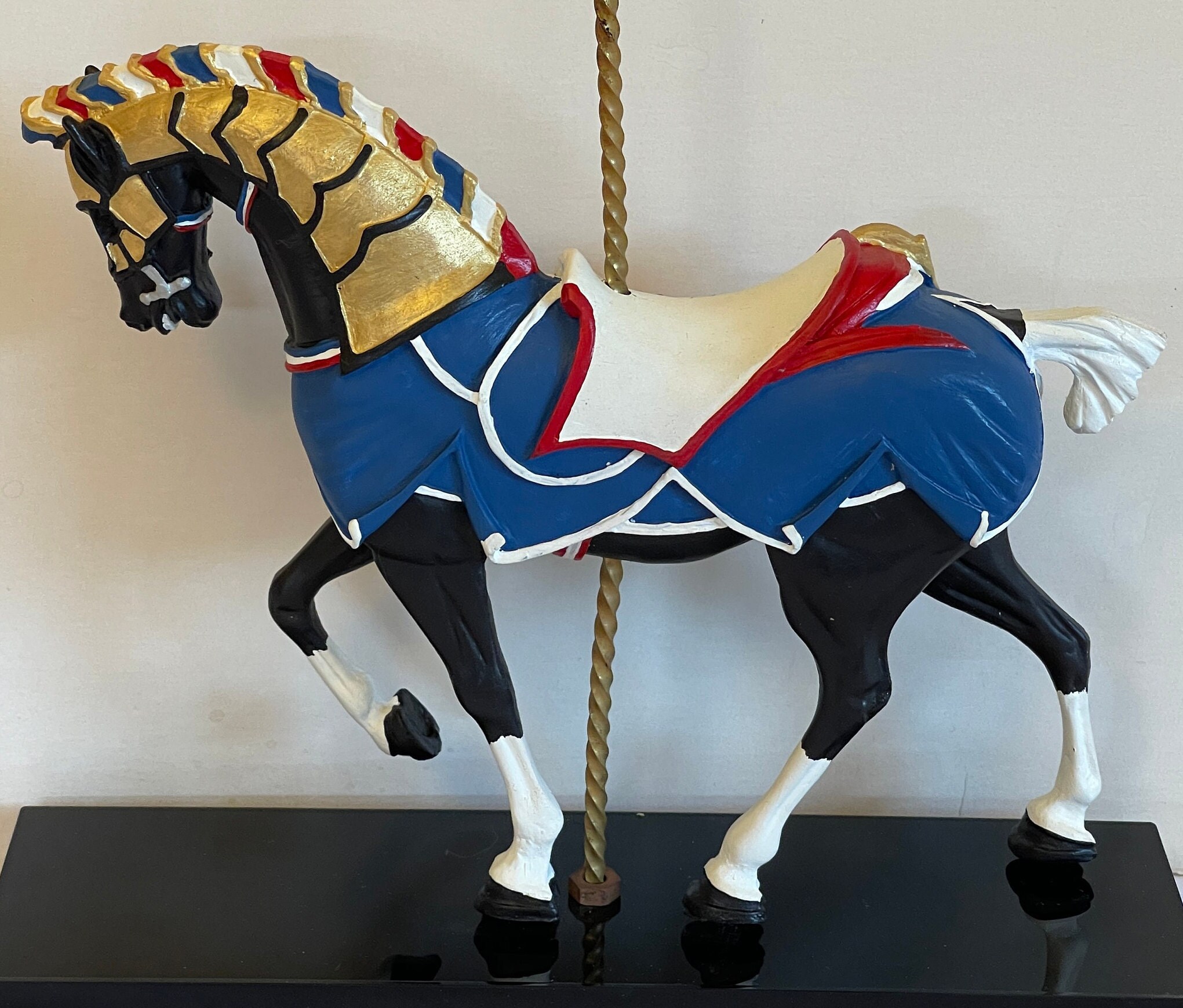 THE AMERICAN PATRIOTIC Horse the Art of the Carousel Collection - Etsy