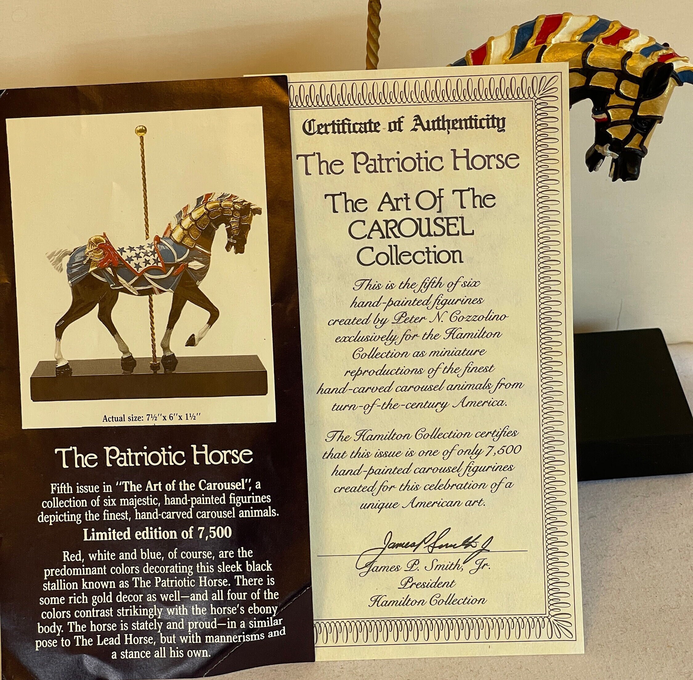 THE AMERICAN PATRIOTIC Horse the Art of the Carousel Collection - Etsy