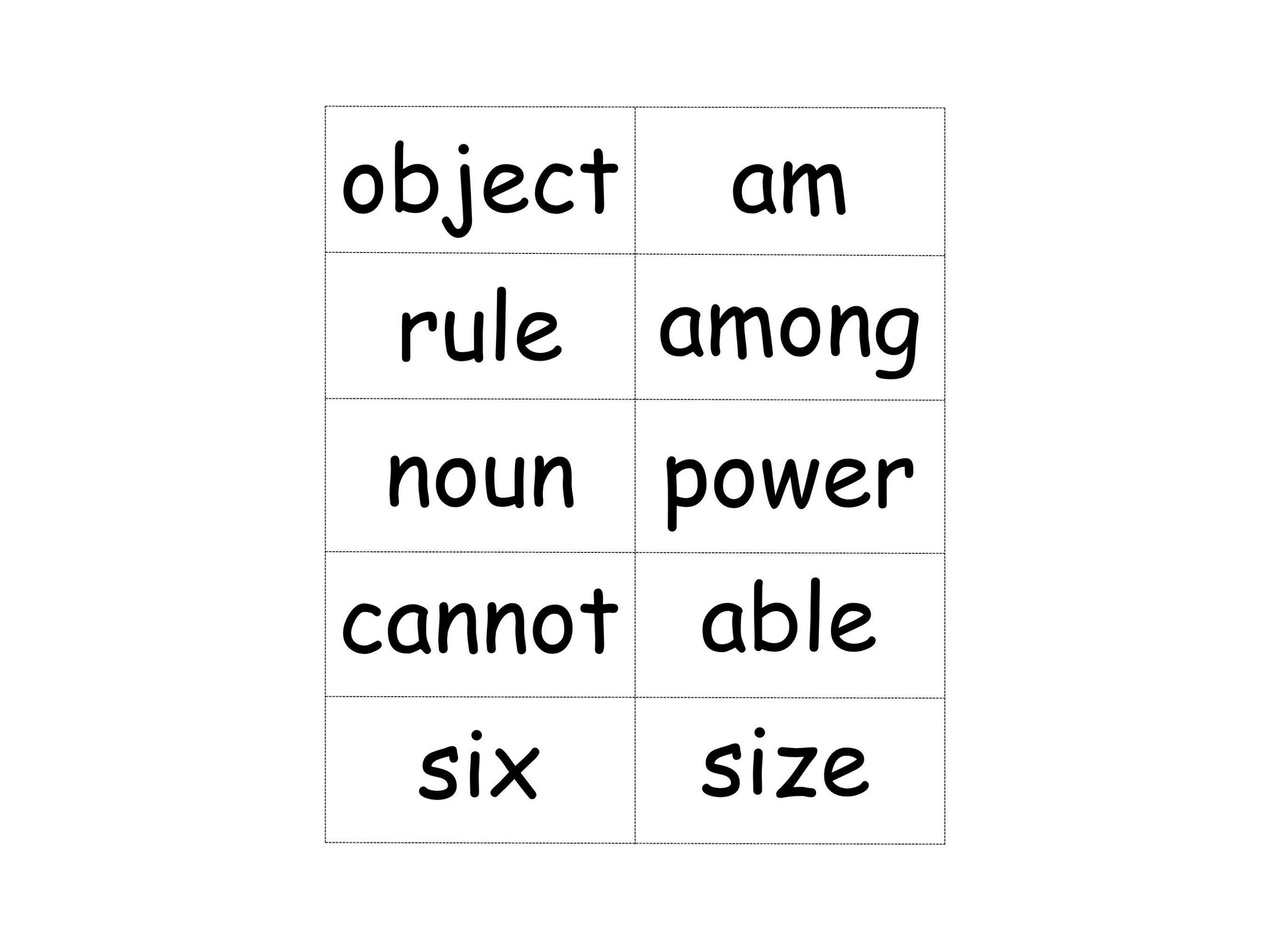 Fifth Grade Sight Words Flashcards: 100 Printable Fry Words (PDF) - Etsy