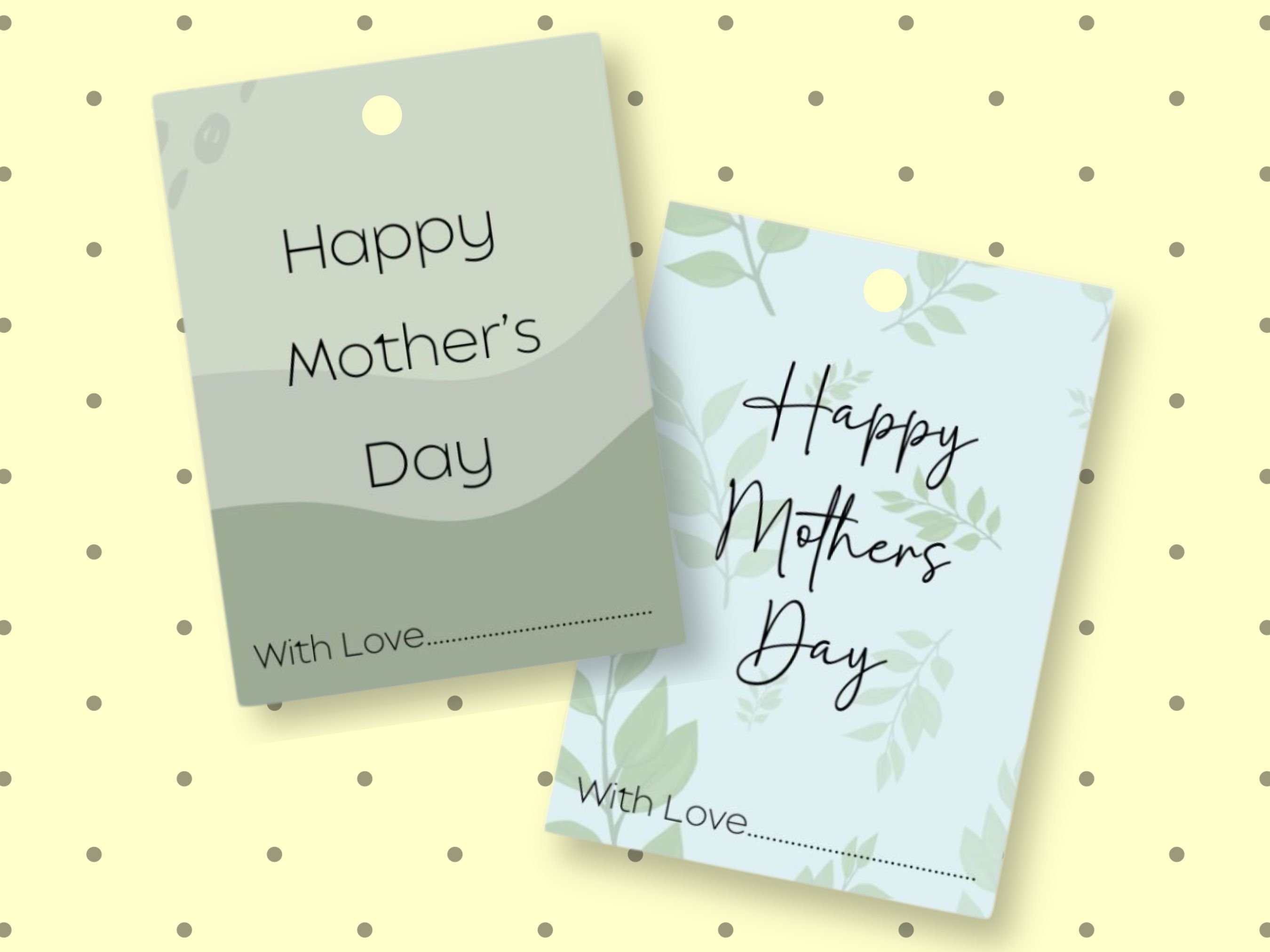 Mothers Day Gift Tag, Printable, Mothers Day Tag, Happy Mothers Day, 6 ...