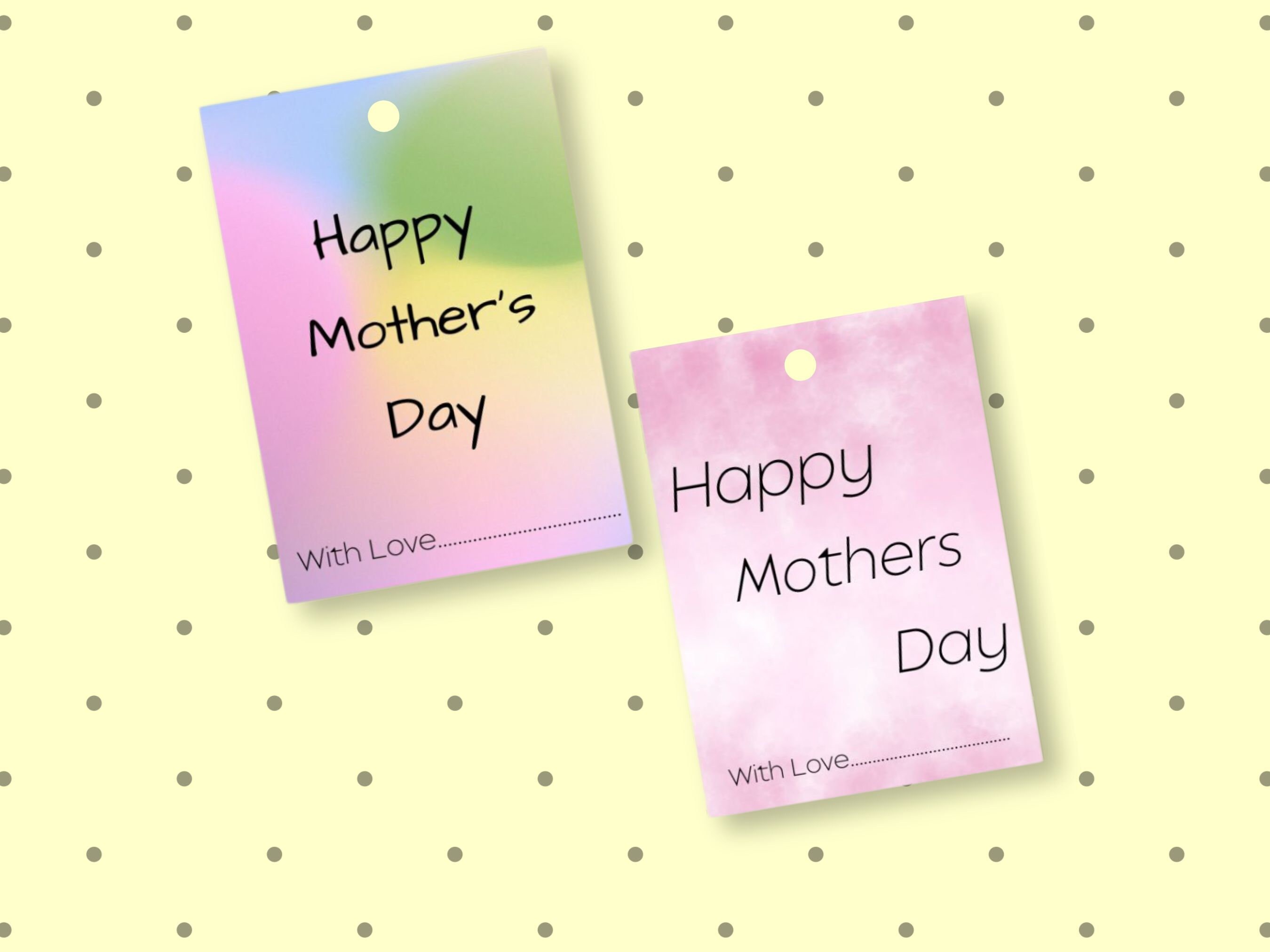 Mothers Day Gift Tag, Printable, Mothers Day Tag, Happy Mothers Day, 6 ...