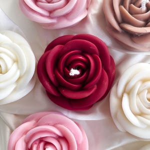 Bulk Rose Soy Candles: Handmade Wedding & Party Favors - Etsy