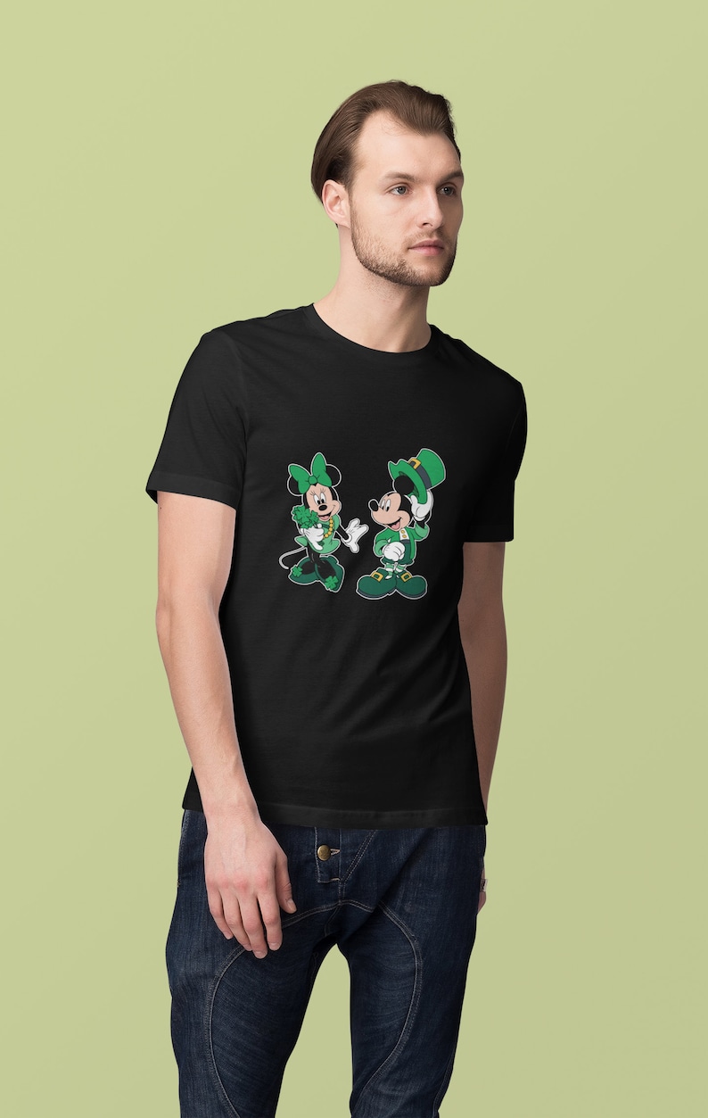 Irish Mickey Mouse and Minnie Mouse St Patrick's Day Green Leprechaun ...