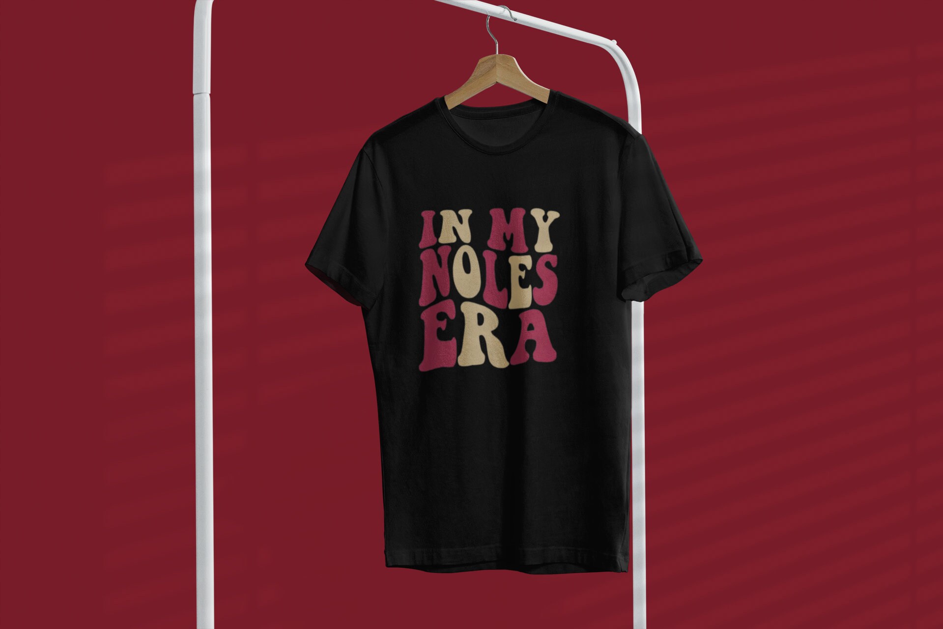 In My Noles Era Seminoles FSU Retro Wave Text Pride Sports Florida ...