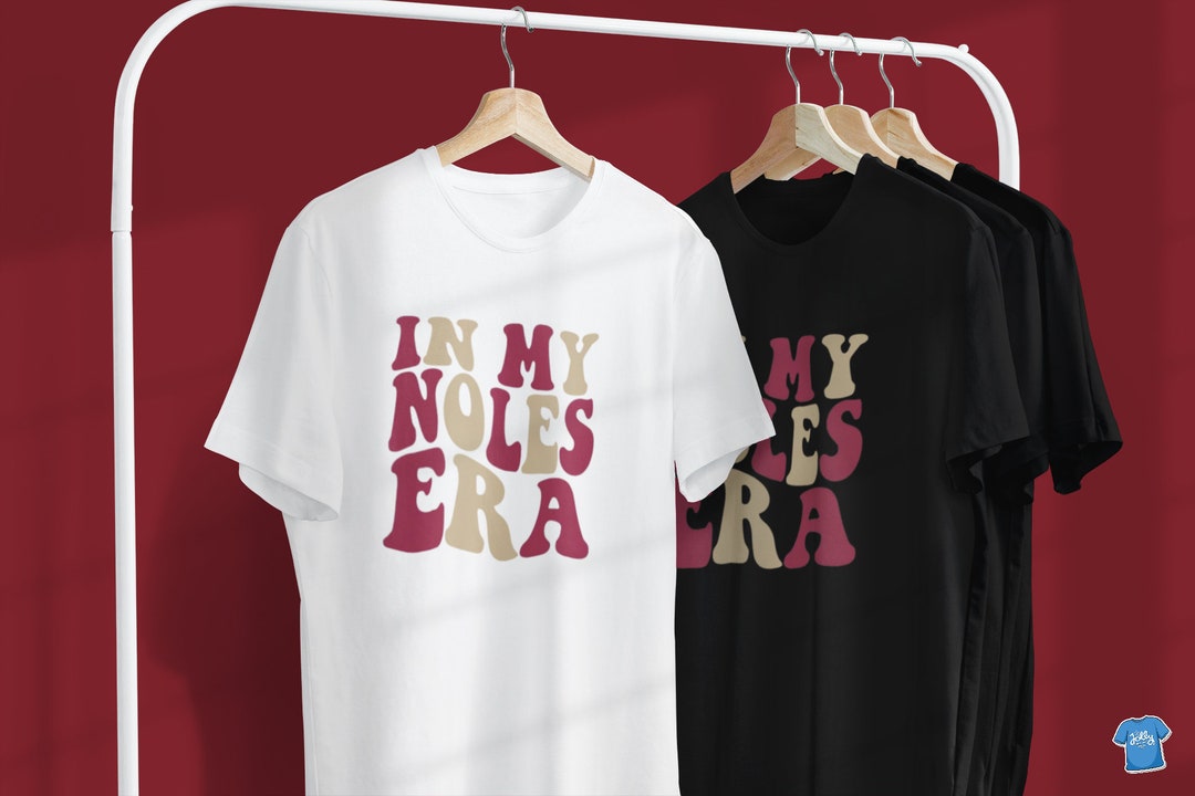 In My Noles Era Seminoles FSU Retro Wave Text Pride Sports Florida ...