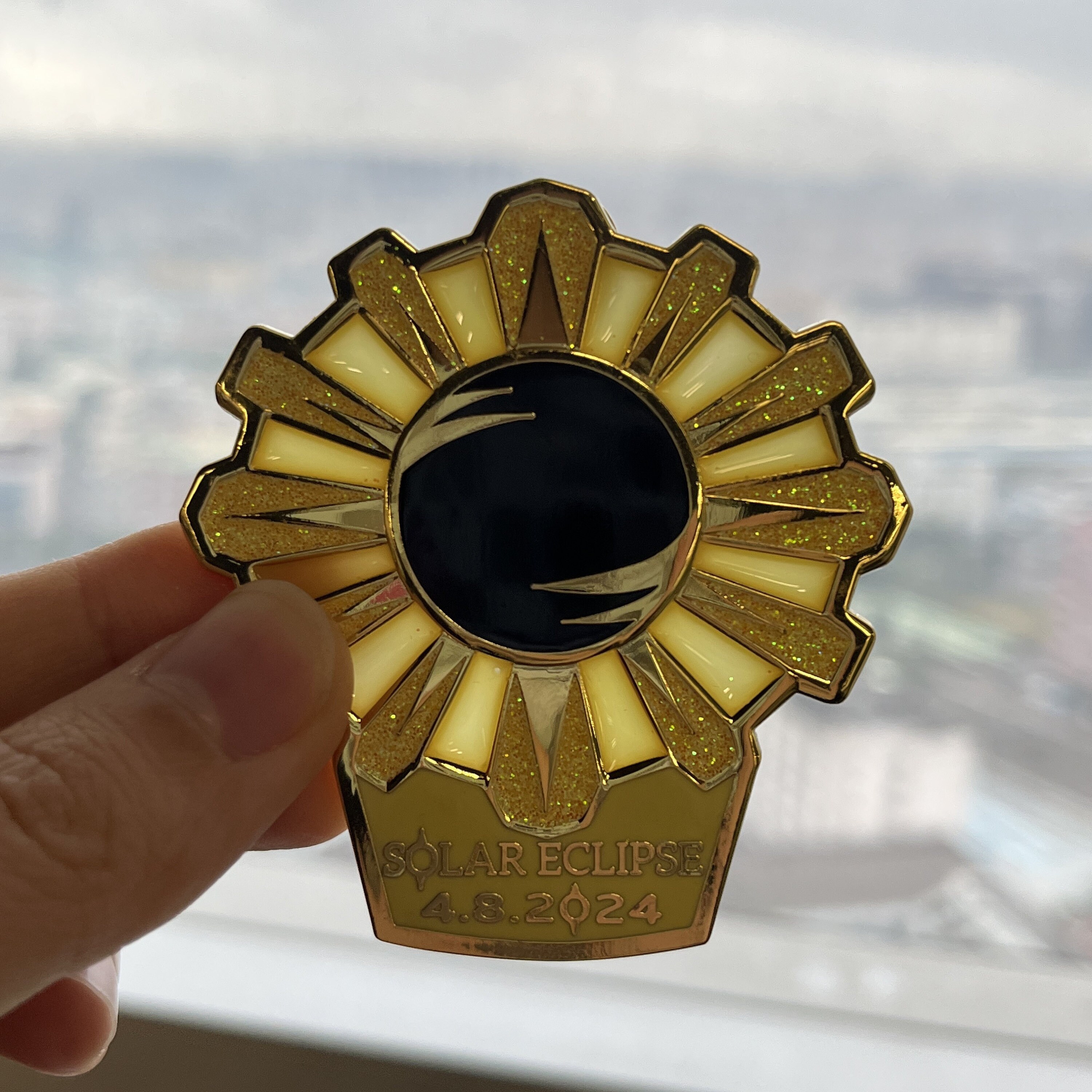 Solar Eclipse Pin 2024 - Etsy