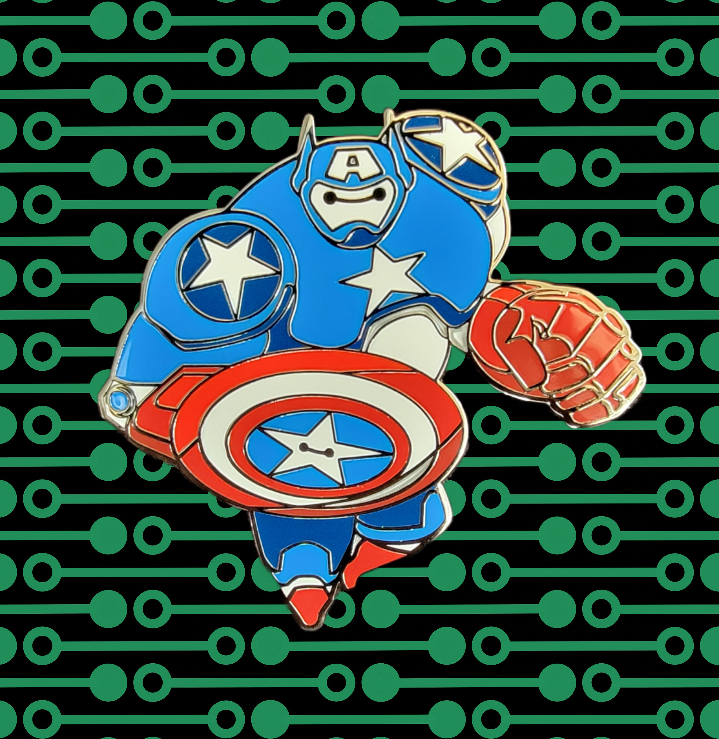 Capmax Mashup Captain America and Baymax - Etsy