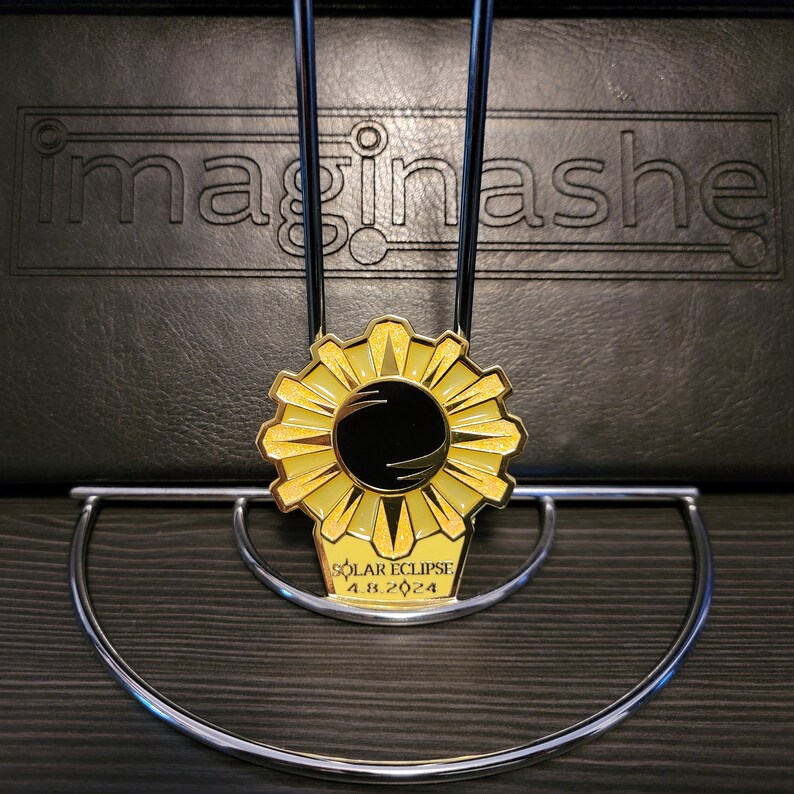 Solar Eclipse Pin 2024 - Etsy