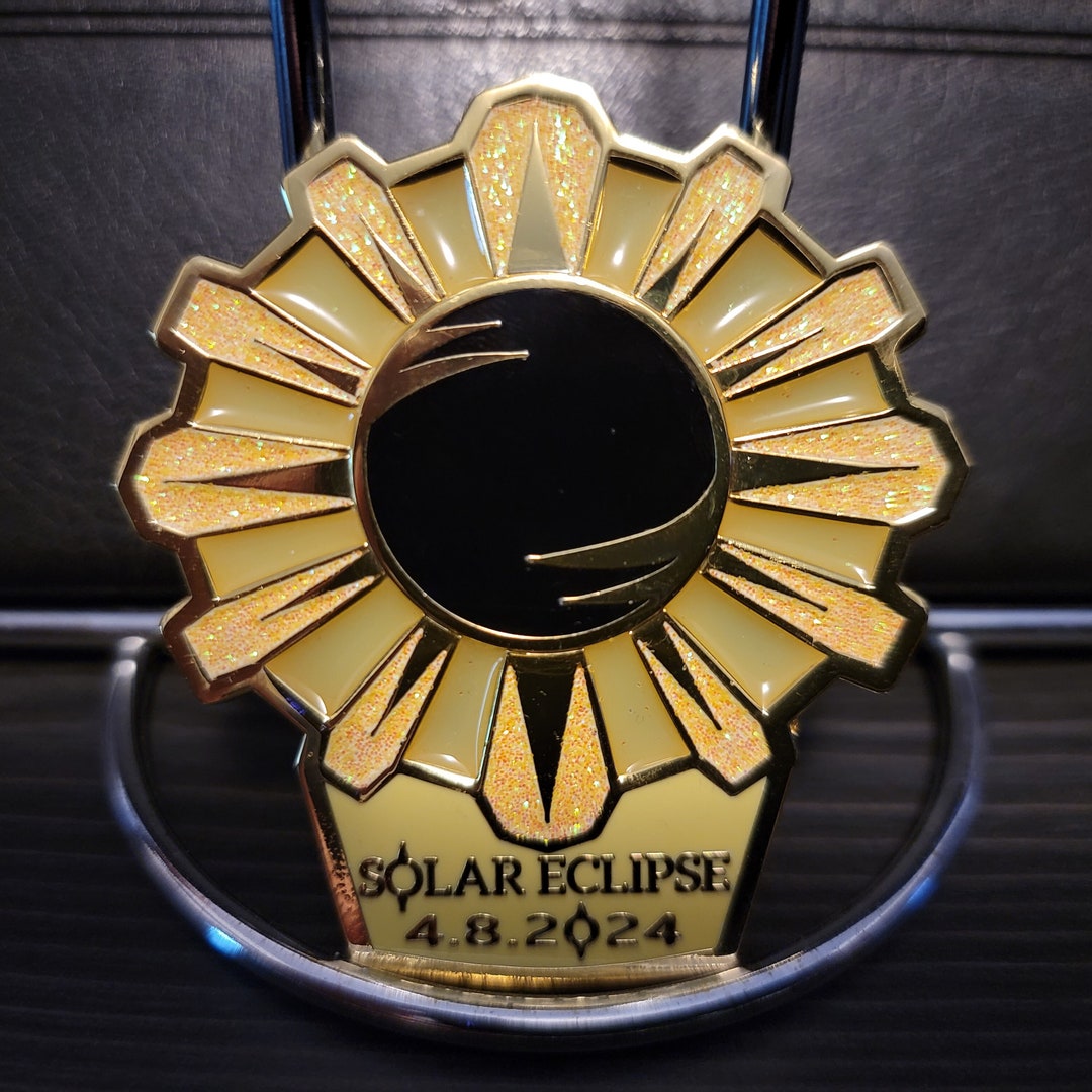 Solar Eclipse Pin 2024 - Etsy