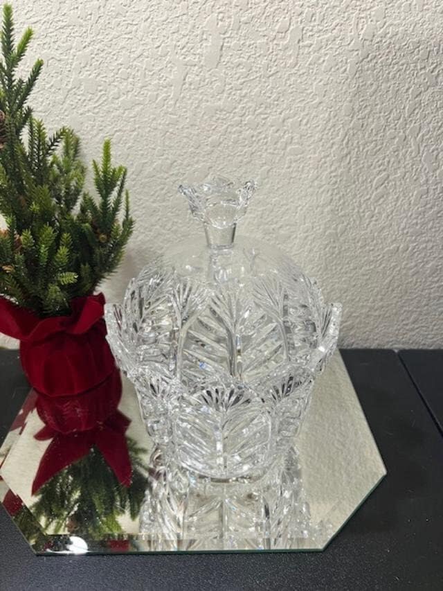 Portico Candy Dish & Lid by Crystal Clear Industries - Etsy