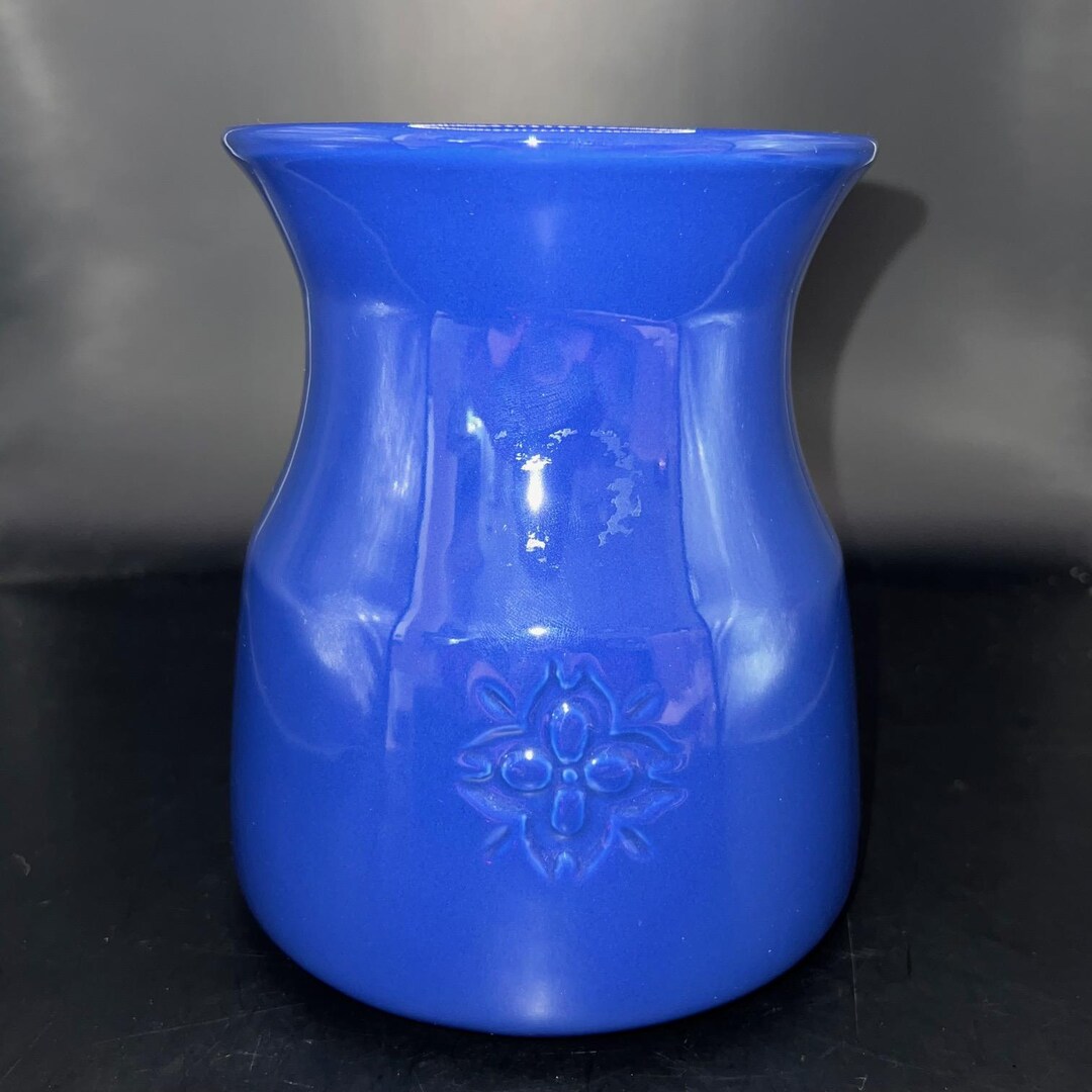 Chantal Blue Utensil Holder Stoneware Crock - Etsy