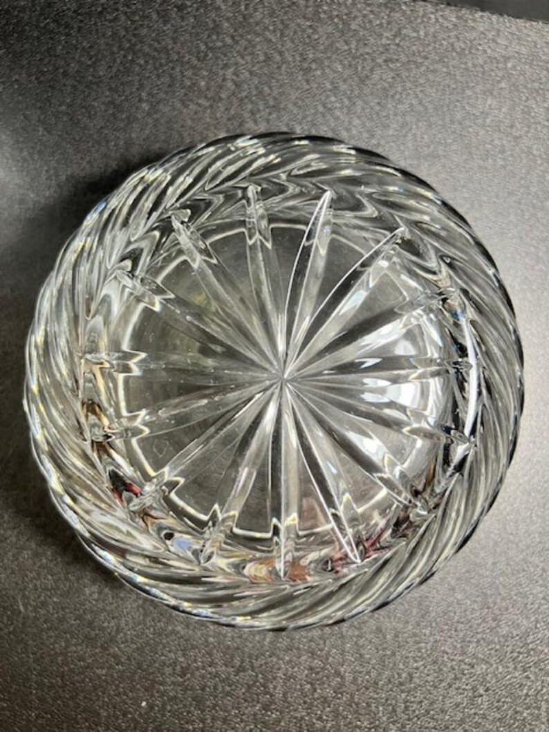 Vintage Lead Crystal Bowl - Etsy