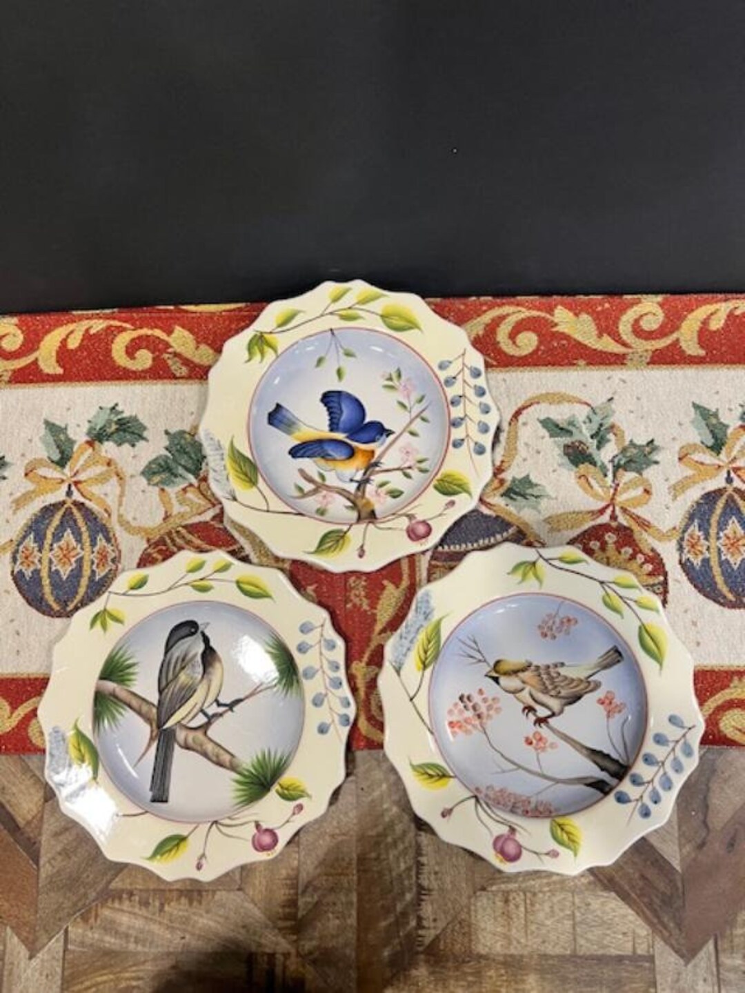 Set of 3 Songbird Plates by Home Interiors & Gifts - Etsy