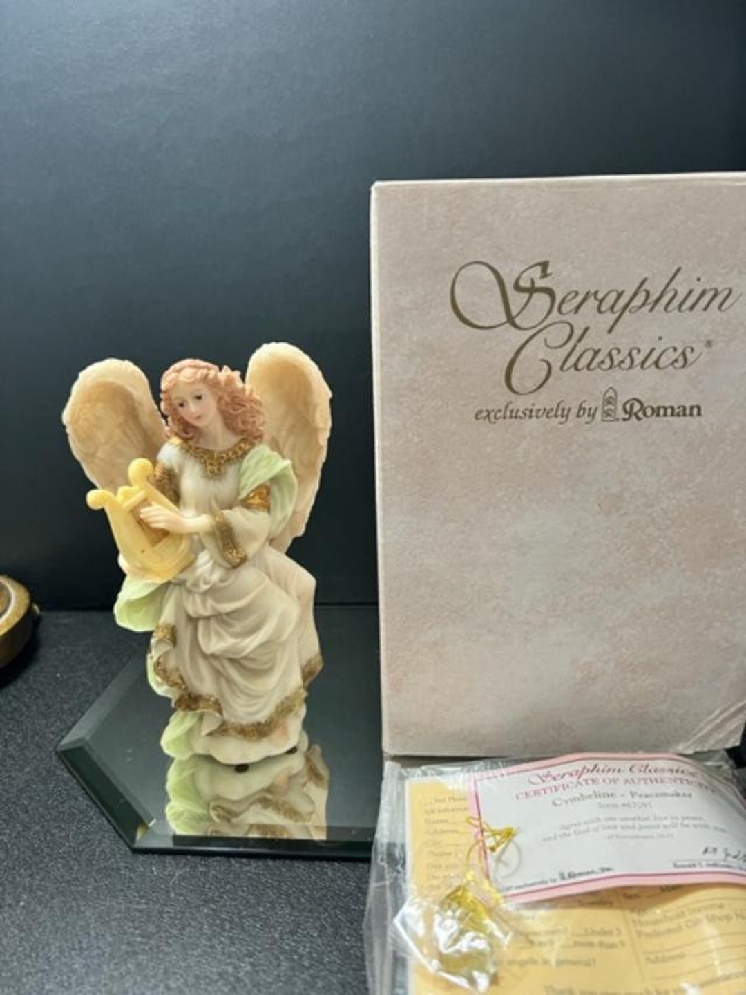 Seraphim Classics cymbeline Peacemaker Angel Figurine - Etsy