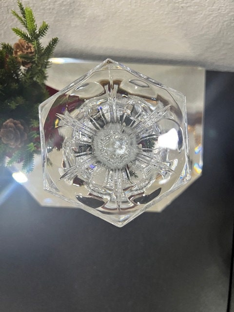 Large Cut Crystal Compote With Pedestal Base - Etsy