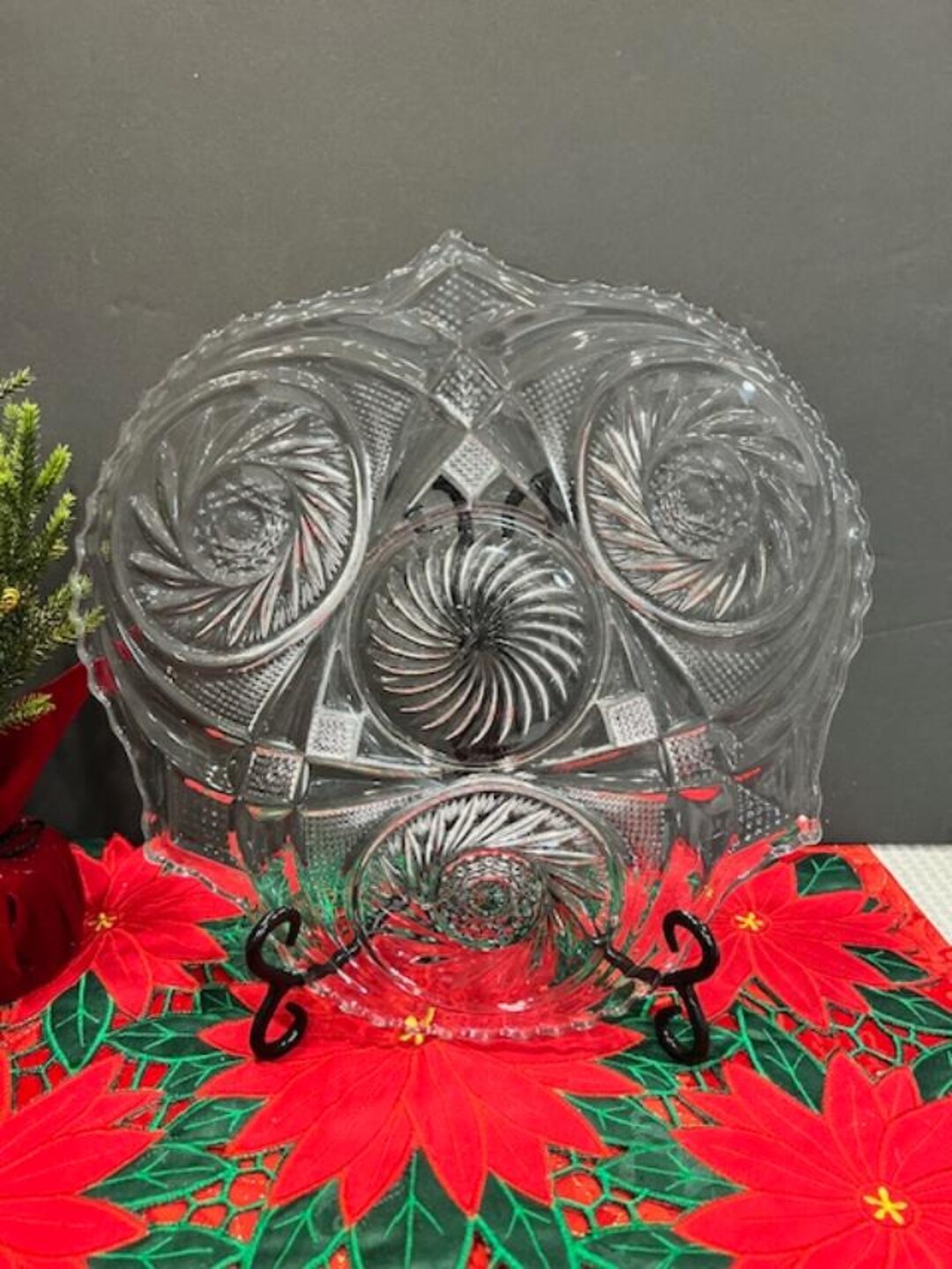 Aztec Platter by Smith Glass - Etsy