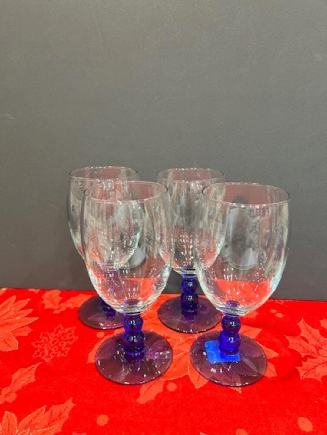Metropolis Blue Mediterranean Iced Tea Goblets by Libbey Glass Company ...