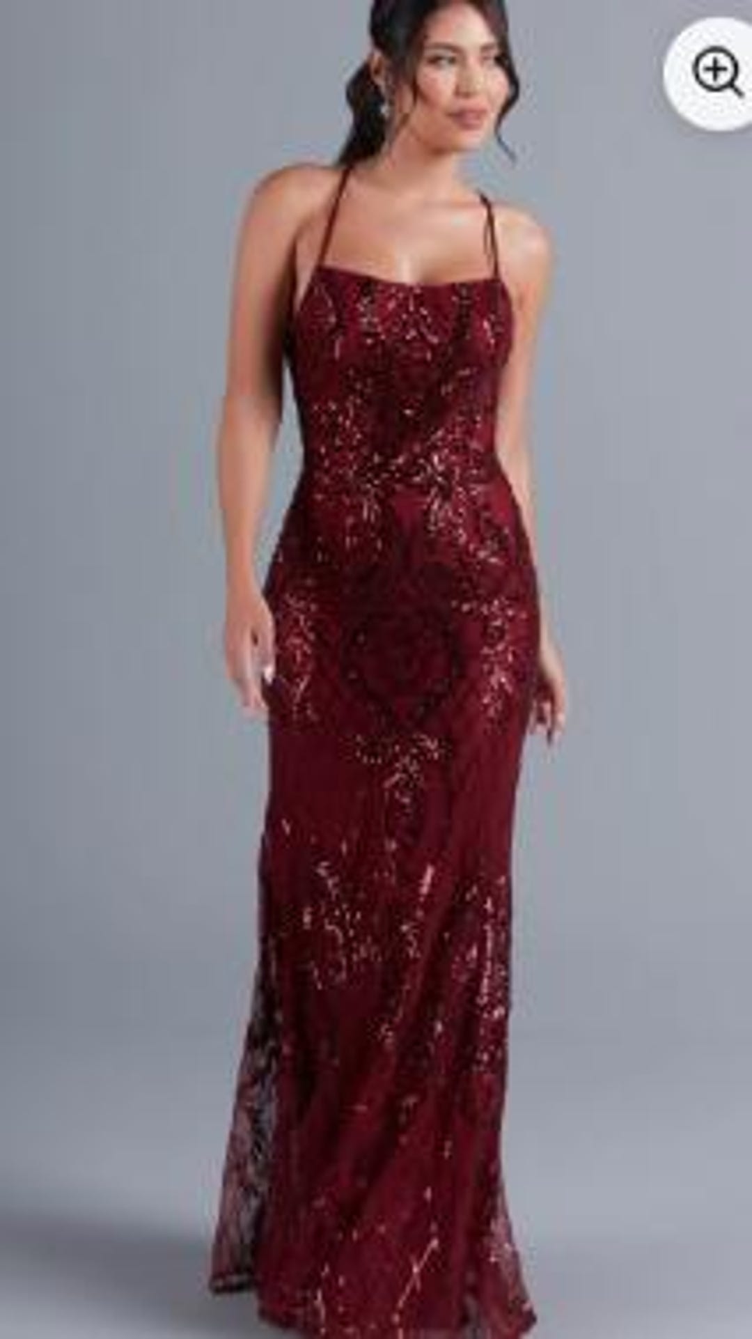 Promgirl Lipstick Red Statement-back Long Sequin Prom Dress Size 4 - Etsy