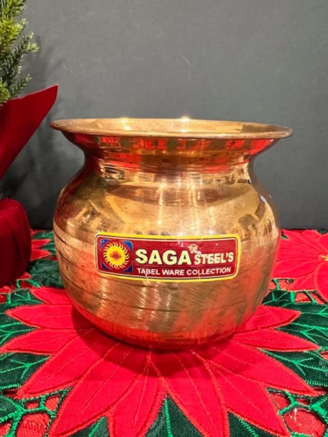 Copper Kalash by Saga Steel's Tabel Ware Collection - Etsy