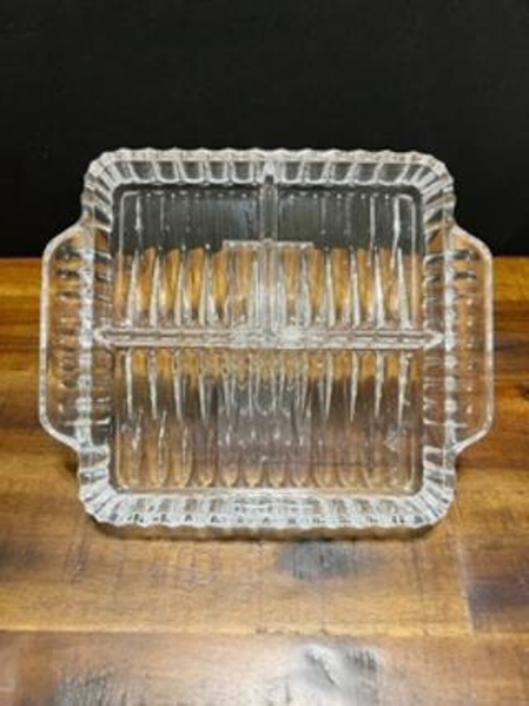 Bohemian Czech 24% Lead Crystal Relish Tray - Etsy