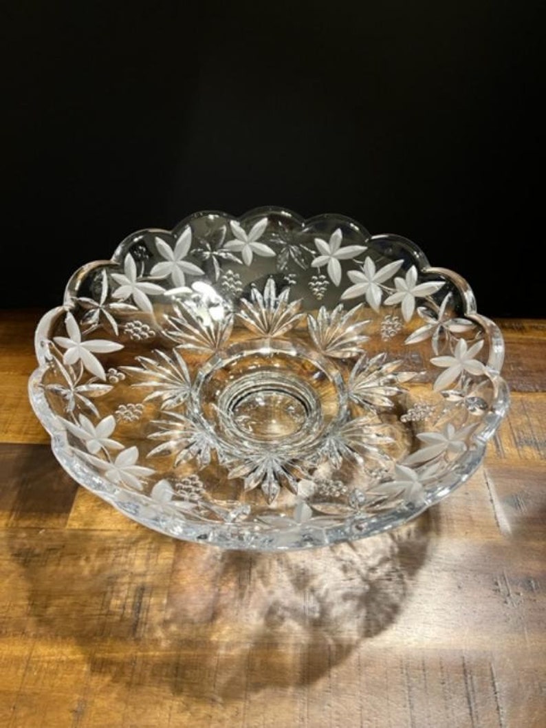 Mikasa Garden Terrace Centerpiece Bowl - Etsy