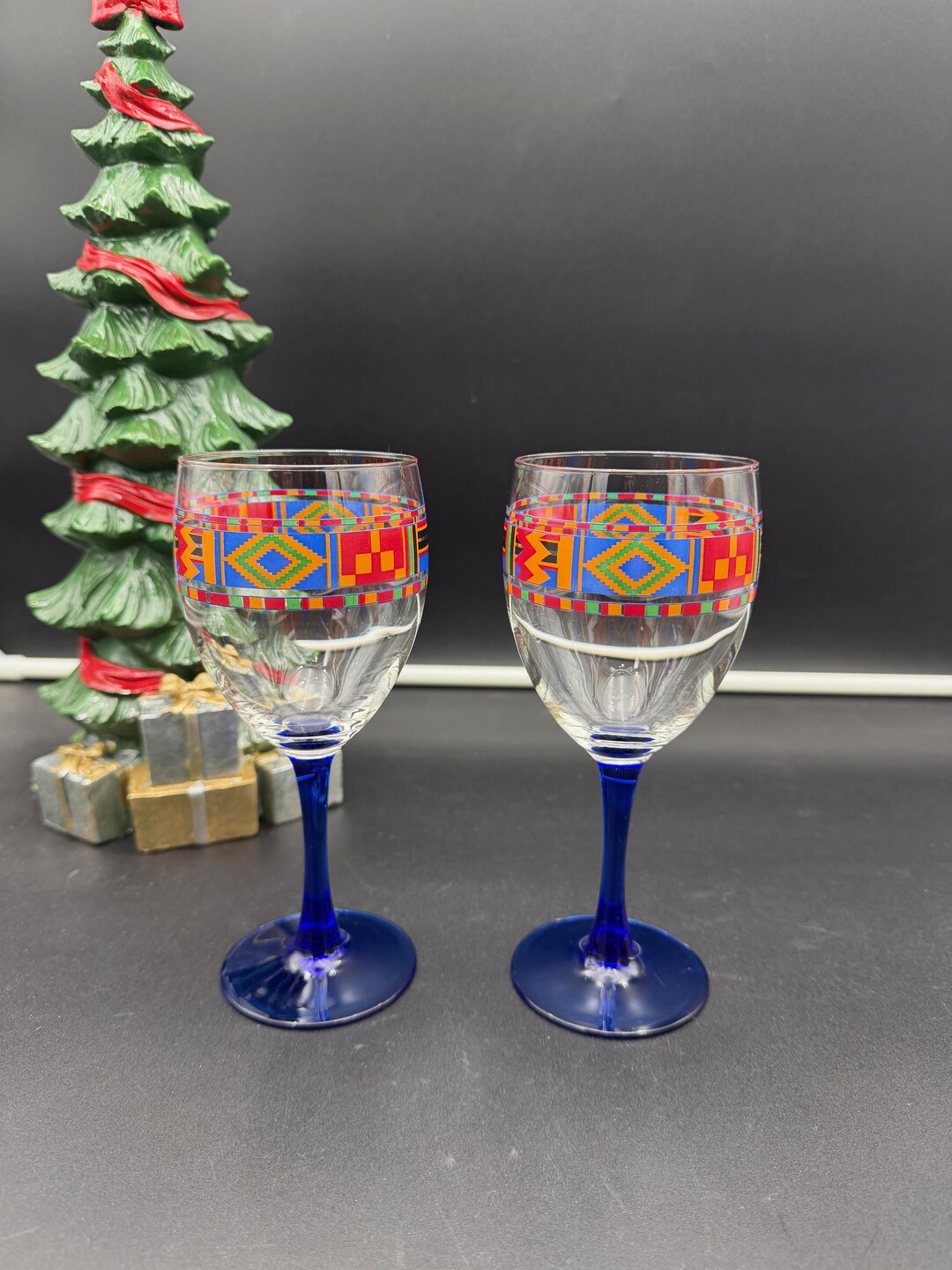 Avon Kente Water Goblets - Etsy