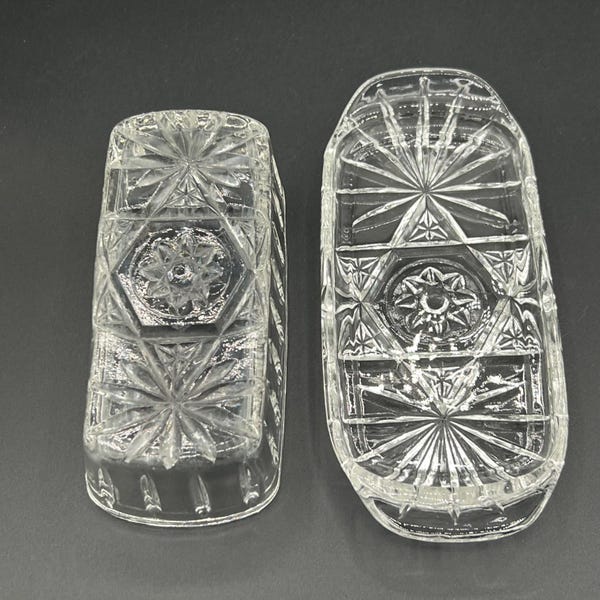 Eapg Glass Covered Butter - Etsy