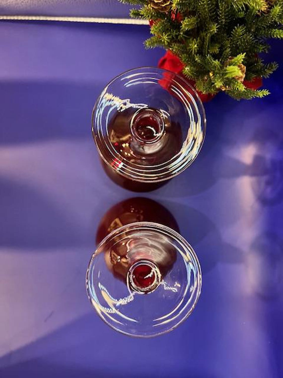 Copas de vino de brocado de Artland - Etsy México