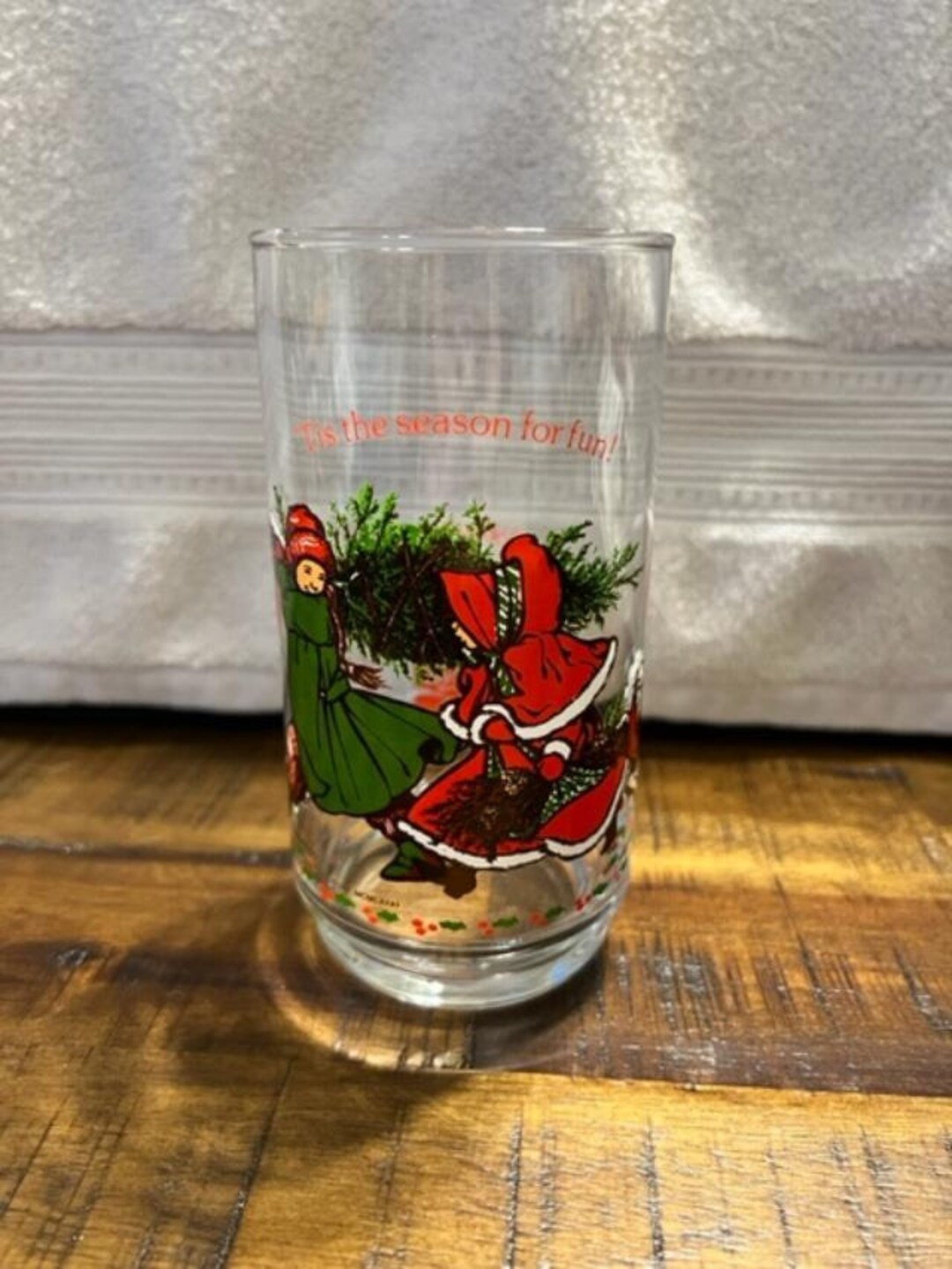 Holly Hobbie Coca Cola Christmas Glassware - Etsy
