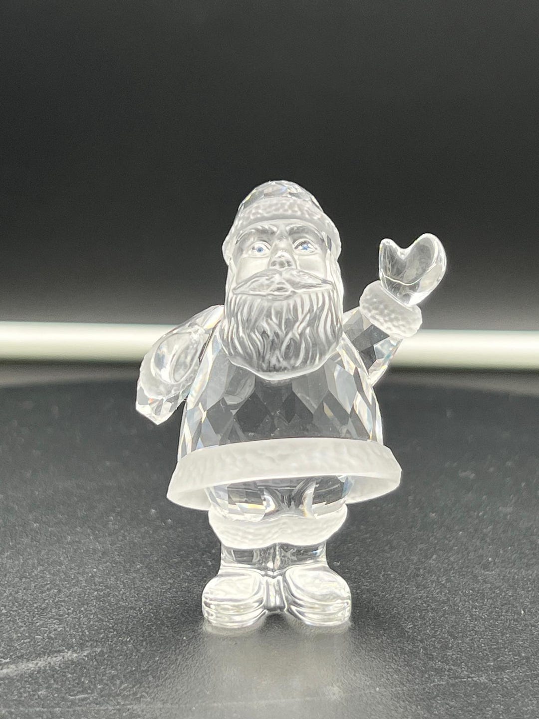 Swarovski Crystal Santa Claus Figurine - Etsy