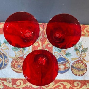 Vintage Lenox LC71 Ruby Red Water Goblets - Etsy