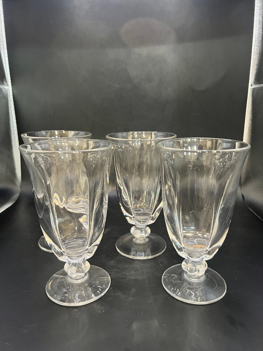 Canterbury Iced Tea Goblets by Duncan & Miller - Etsy