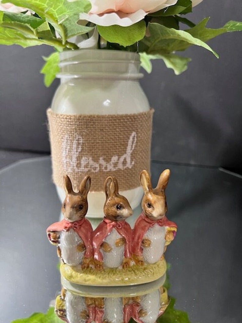 Beatrix Potter Beswick Flopsy Mopsy and Cottontail Figurine - Etsy