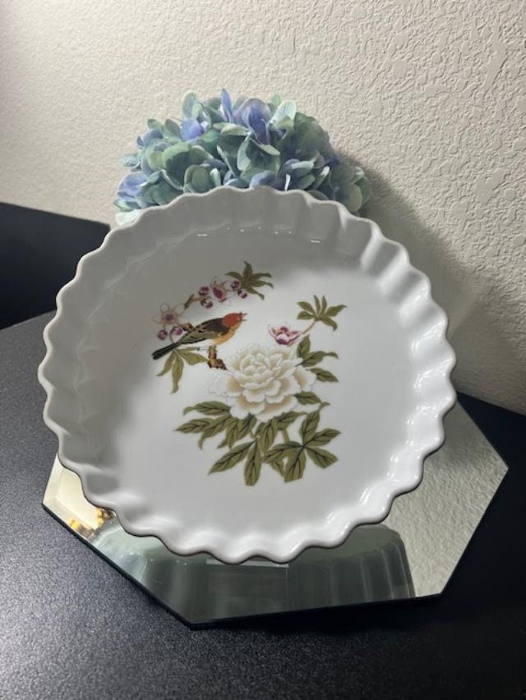 Vintage 1960s "chinese Garden" Quiche Dish by Shafford - Etsy