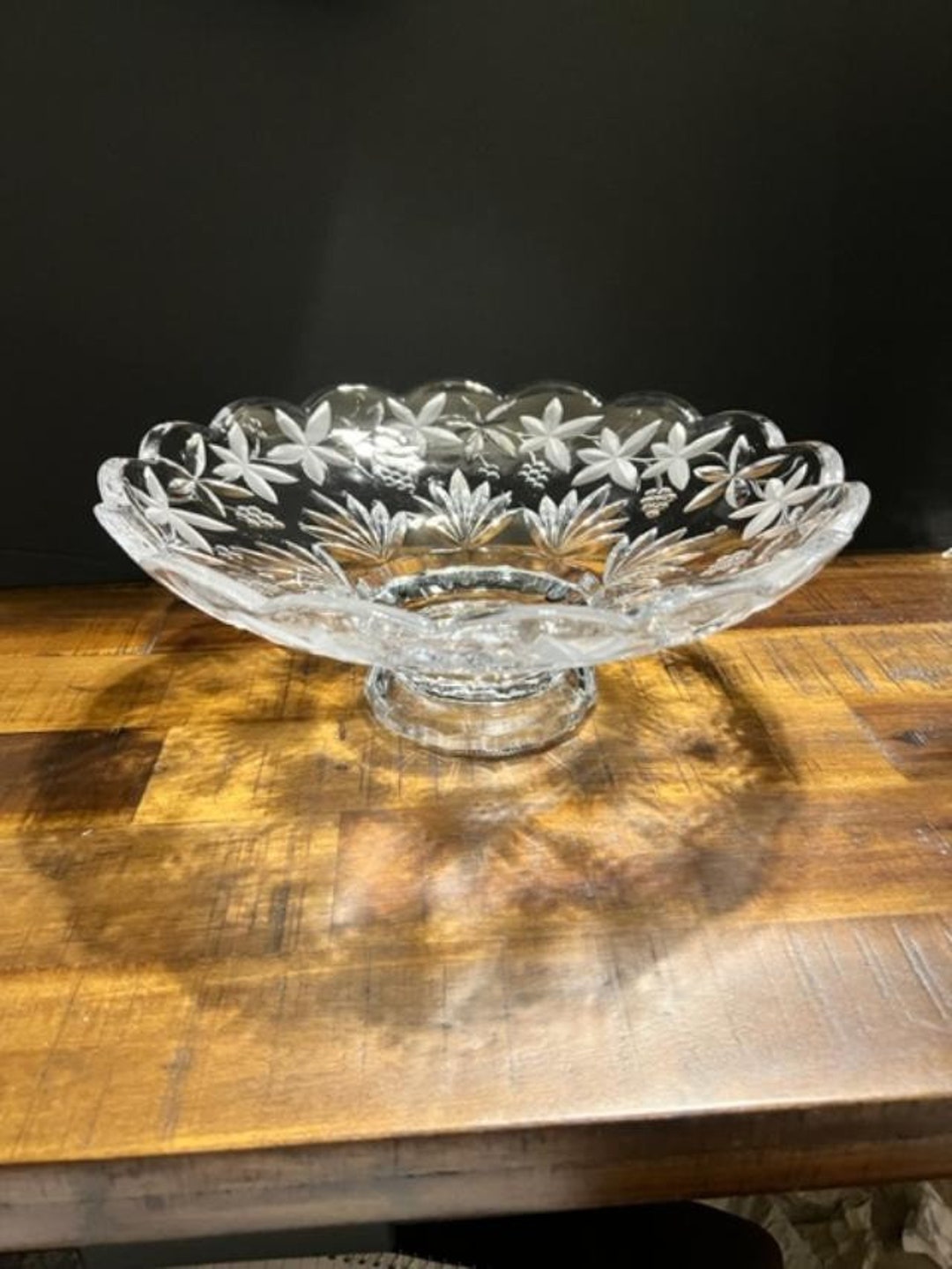 Mikasa Garden Terrace Centerpiece Bowl - Etsy