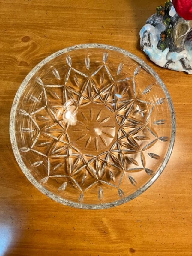 Vintage Brock Crystal Bowl - Etsy