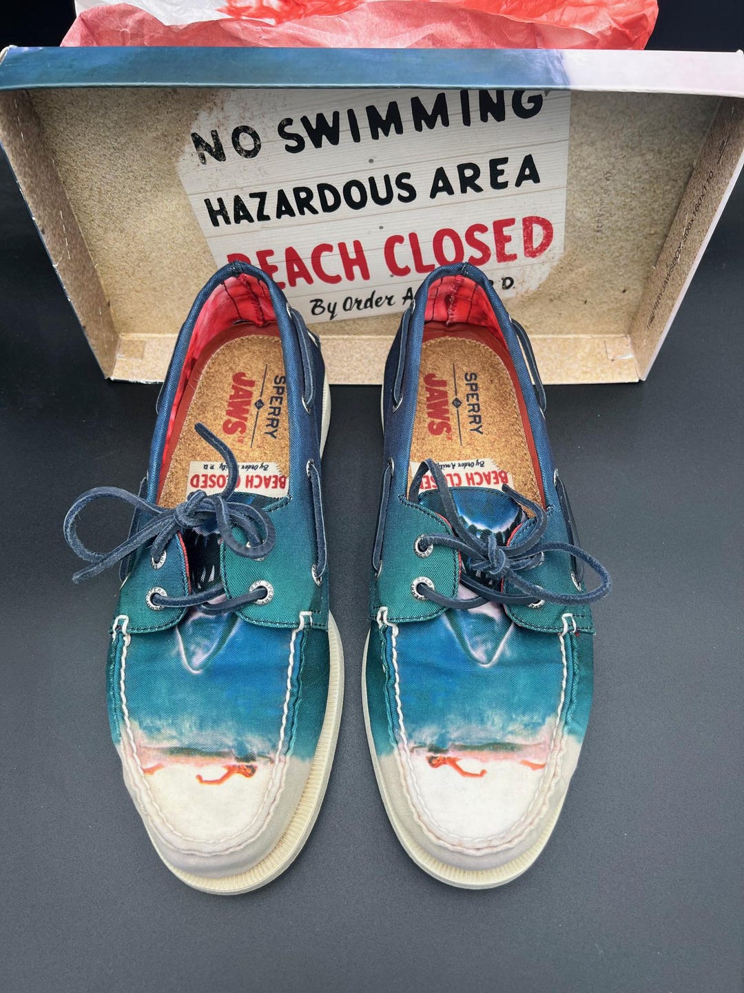 Sperry Top Sider Jaws Limited Edition Men's Boat Shoes Size 8.5 - Etsy
