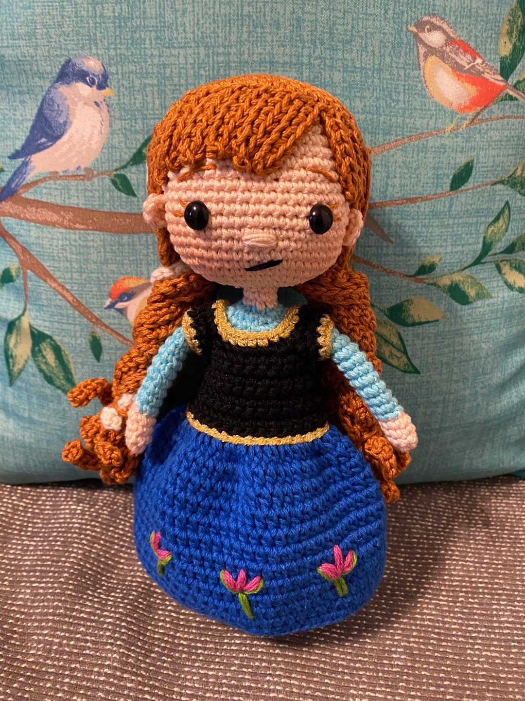 Princess Anna ,hand Made, 100% Cotton - Etsy