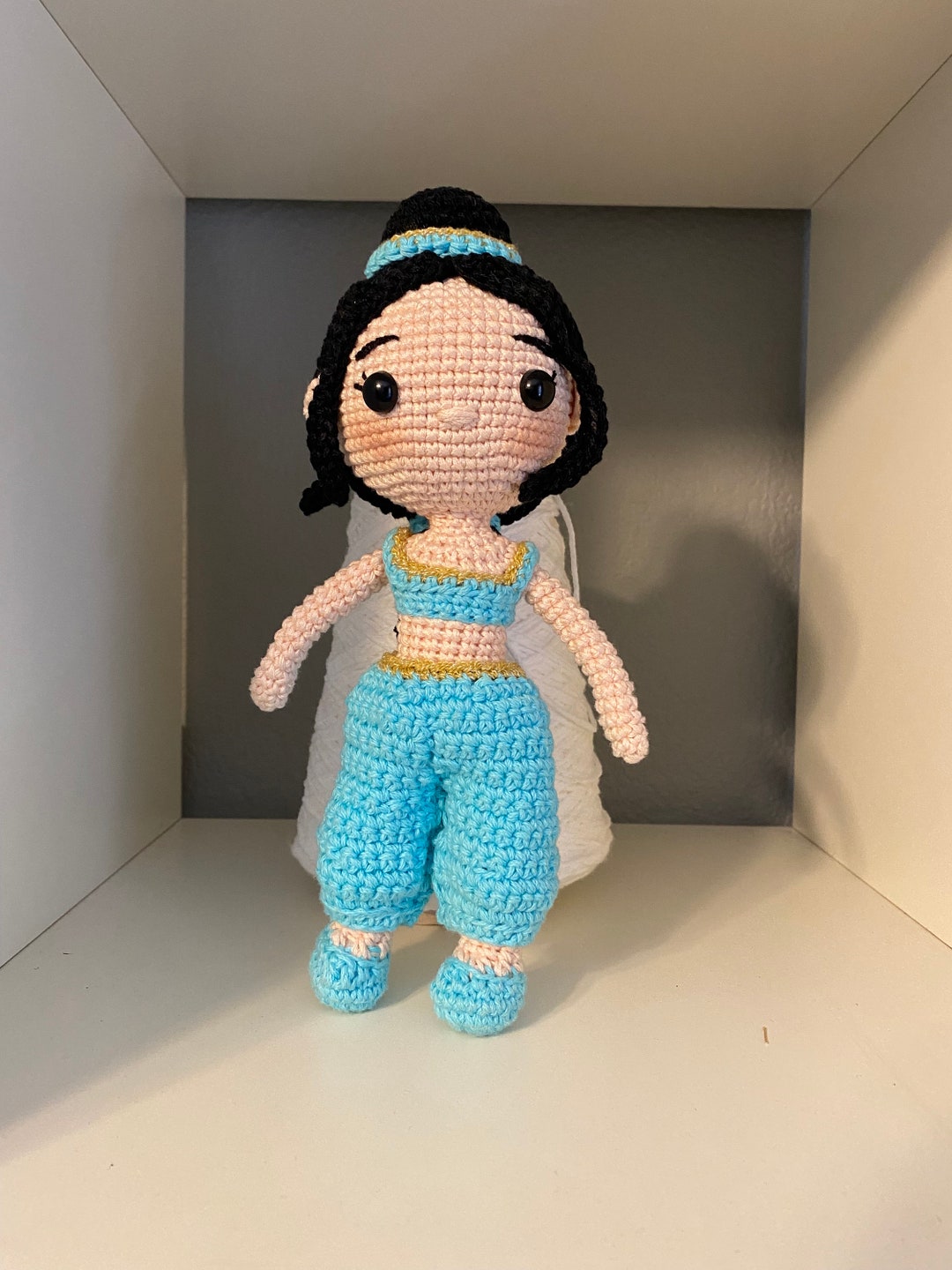 Princess Jasmine ,hand Made, 100% Cotton - Etsy
