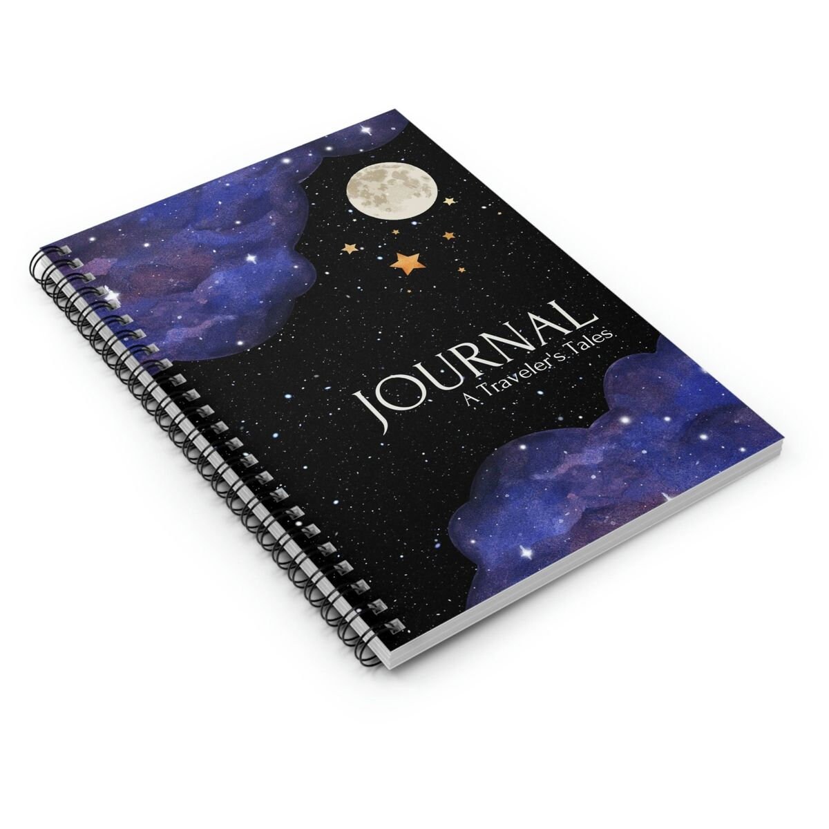 Traveler's Tales Journal Starry Night Sky Spiral Notebook Ruled Line - Etsy