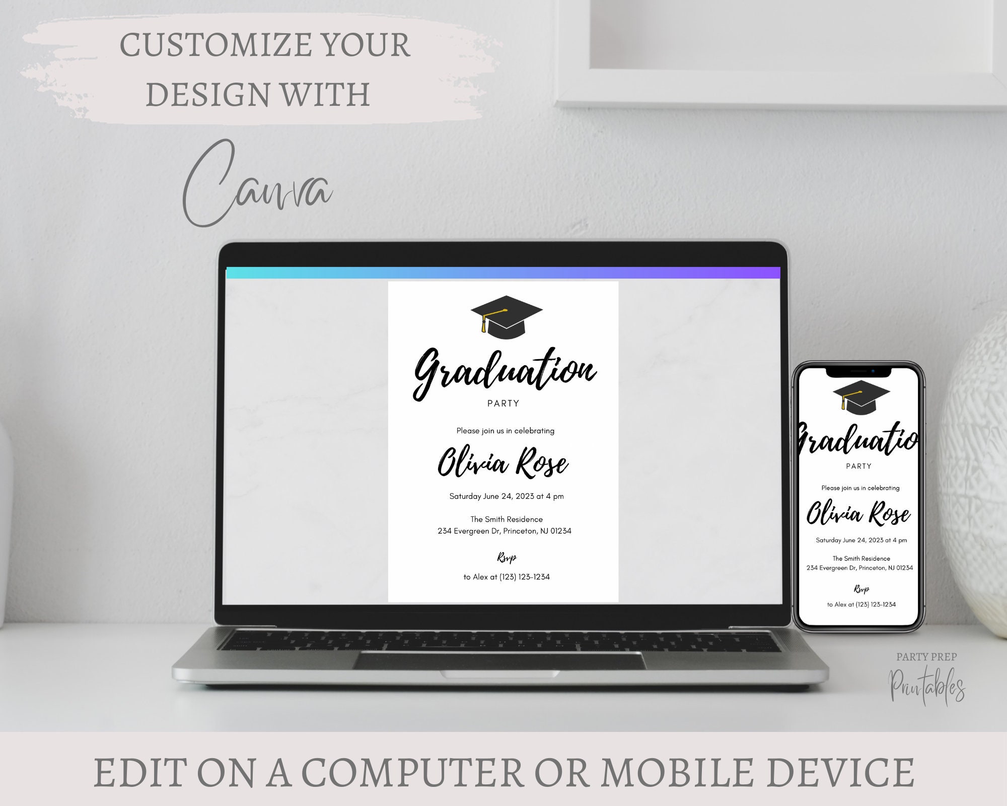 Graduation Party Invitation, Class of 2023, Grad Party Invite ...