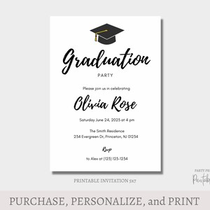Graduation Party Invitation, Class of 2023, Grad Party Invite ...