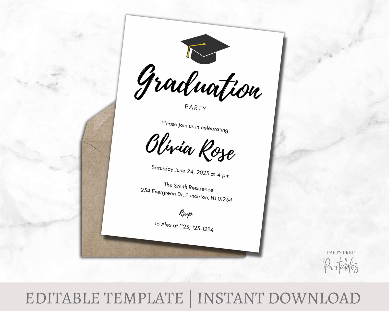 Graduation Party Invitation, Class of 2023, Grad Party Invite ...