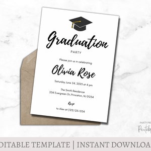 Graduation Party Invitation, Class of 2023, Grad Party Invite ...