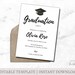 Graduation Party Invitation, Class of 2023, Grad Party Invite ...