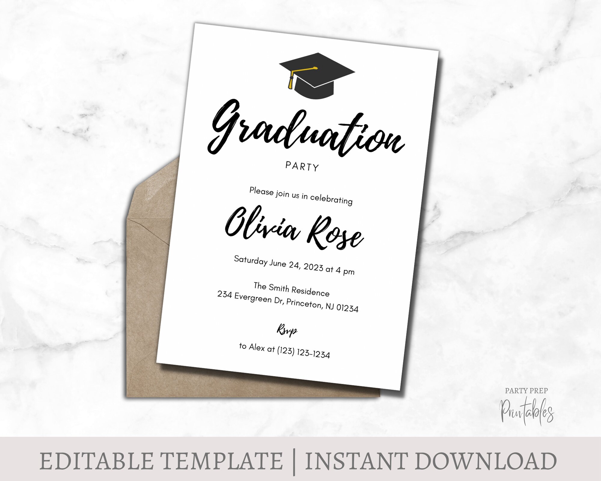 Graduation Party Invitation, Class of 2023, Grad Party Invite ...