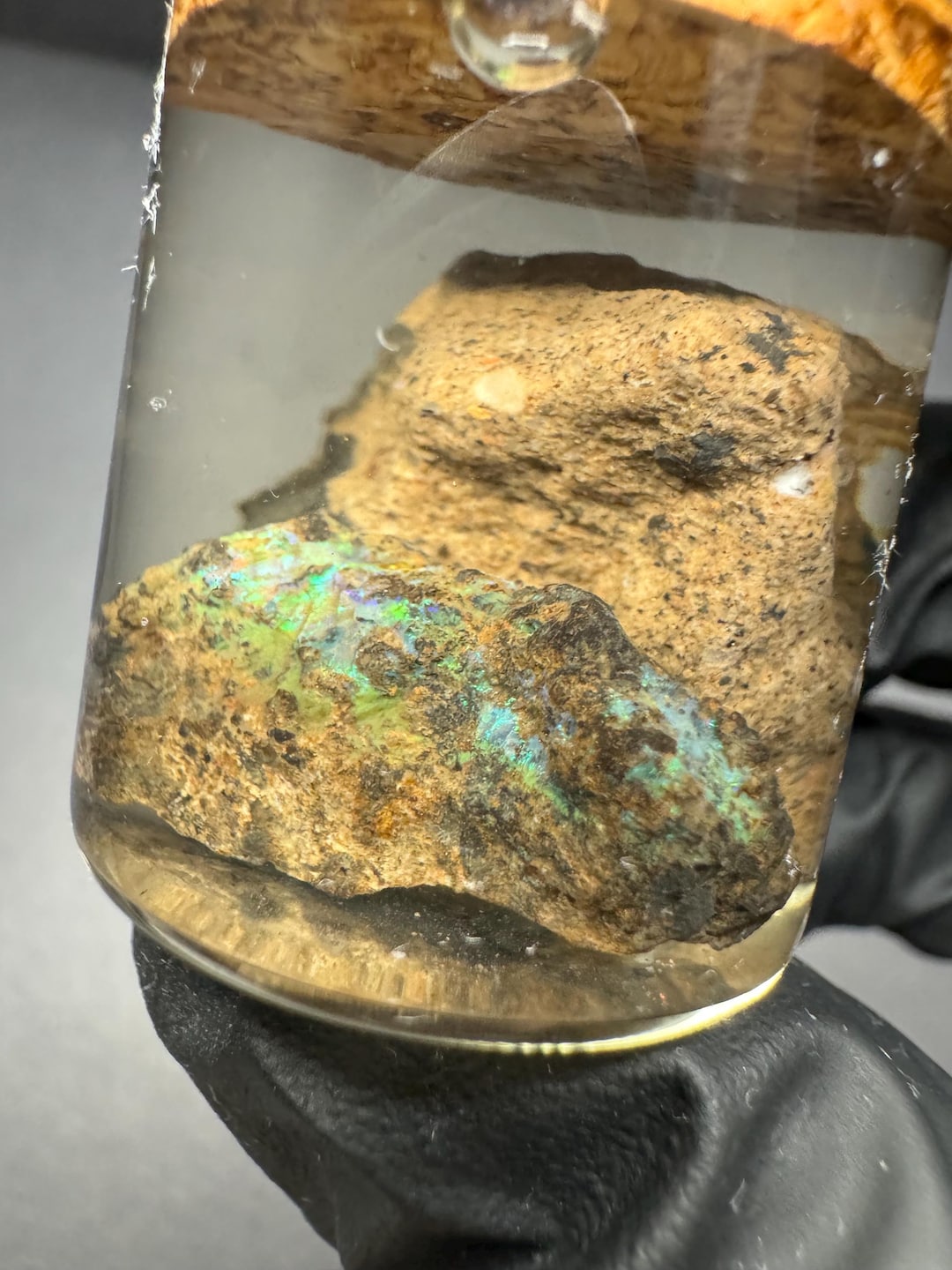 Leopard Opal Specimen Jar (opal From Mexico) (matrix Opal) (display ...