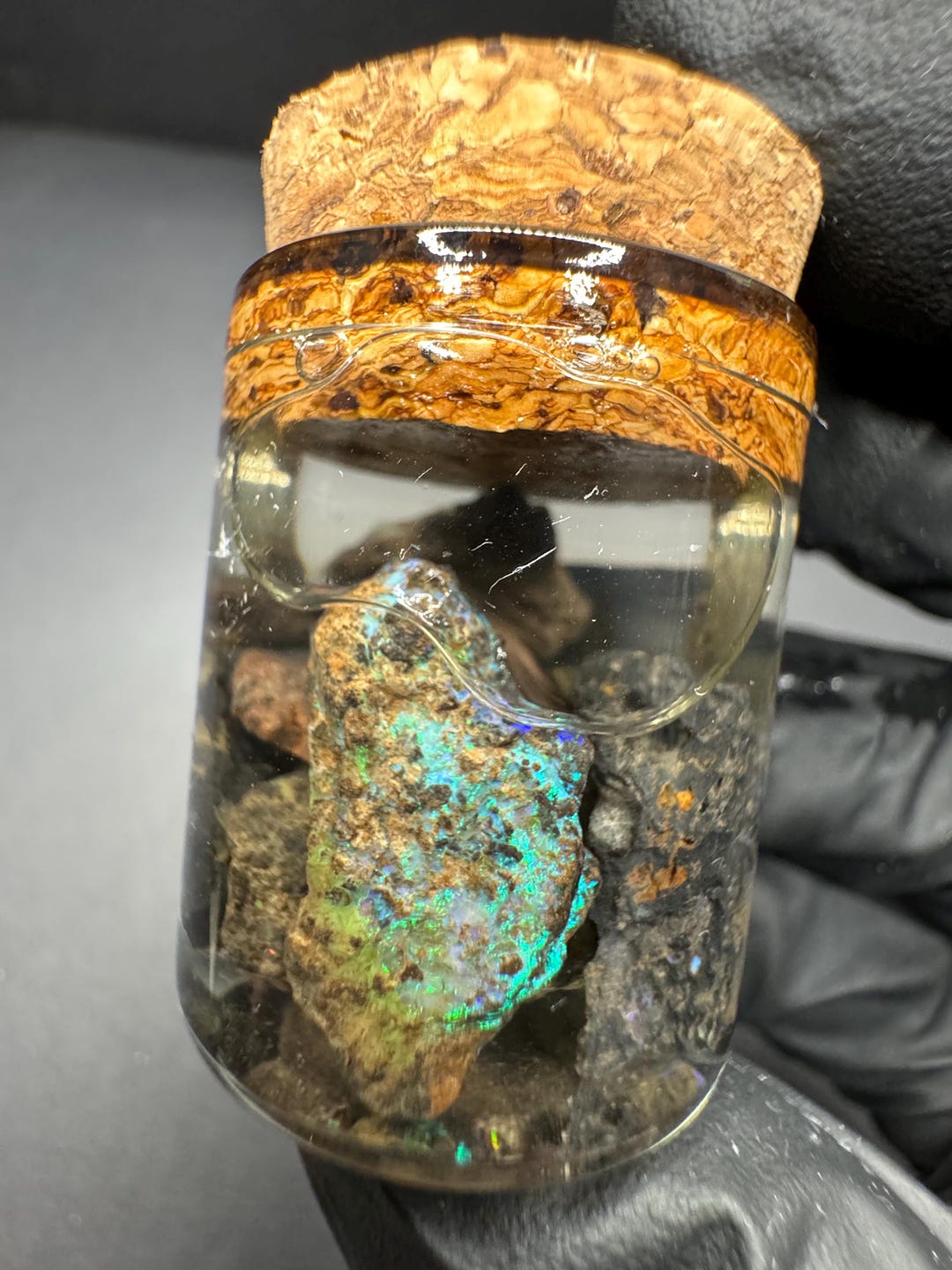 Leopard Opal Specimen Jar opal From Mexico matrix Opal display ...